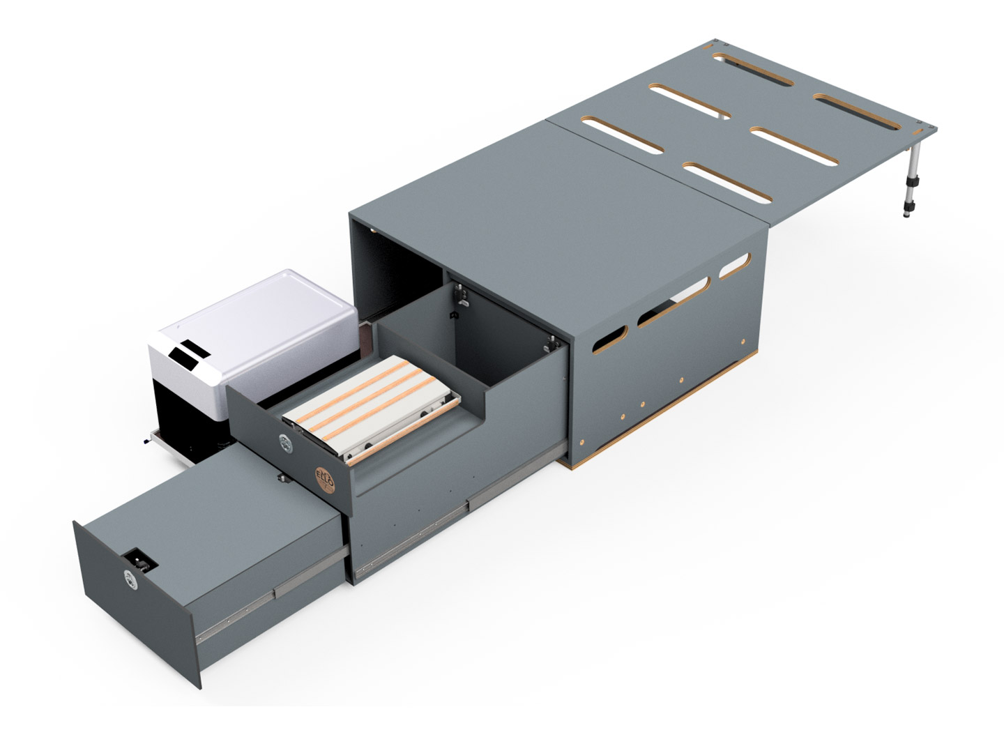 Campingbox für VW Caddy Maxi - ElloCamping.de